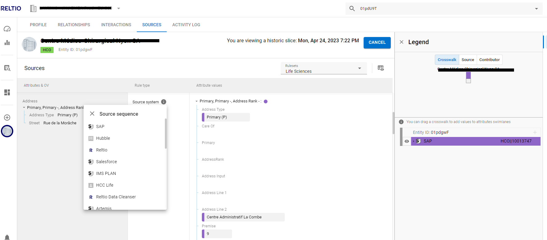 Why Cant I See Nested Attributes For Address In The Ui Where Sap Is Defined As The Highest