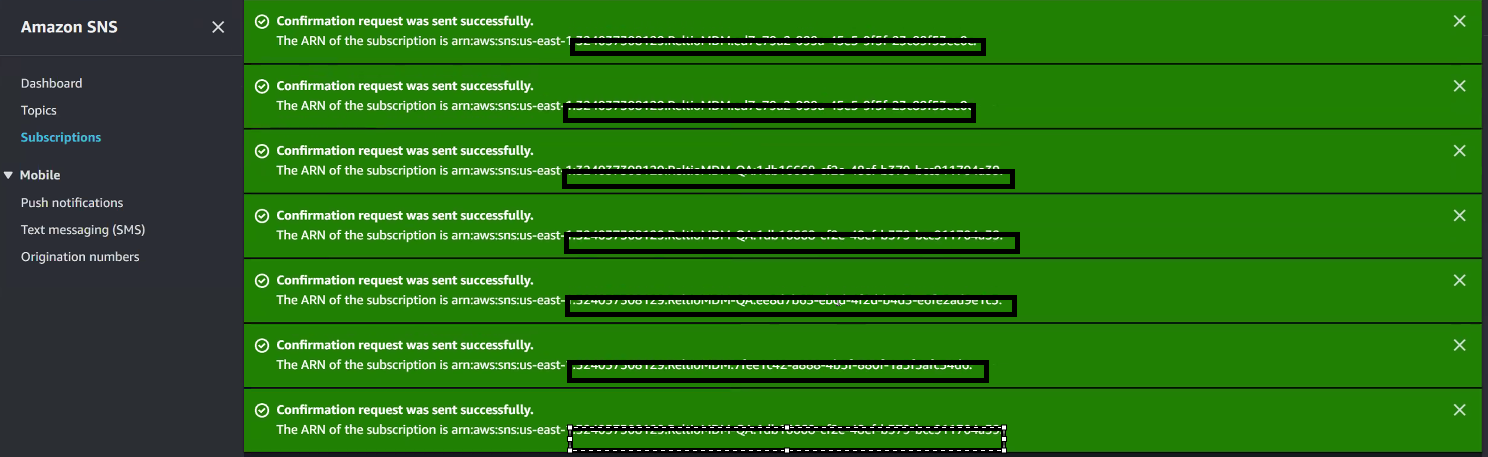 Why has my subscription IDs stopped being automatically approved in the AWS SNS topic? – Reltio ...