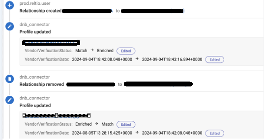 Why are we see a relationship deleted and then re-created during the ...